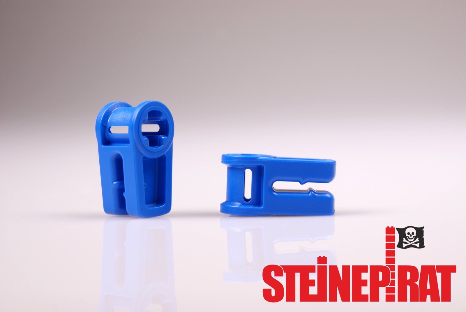 LEGO® 2x 49283 (-NEU-) Kabelhalter / Clip / Verbinder / Kreuzachse blau ...