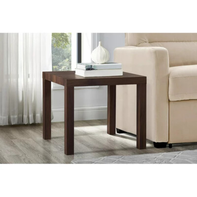 Ameriwood Home Parsons End Table, Florence Walnut | eBay