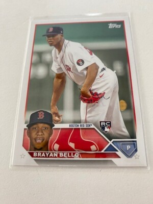 Brayan Bello ROOKIE CARD 2023 Topps Series 1 185 Boston Red Sox RC | eBay