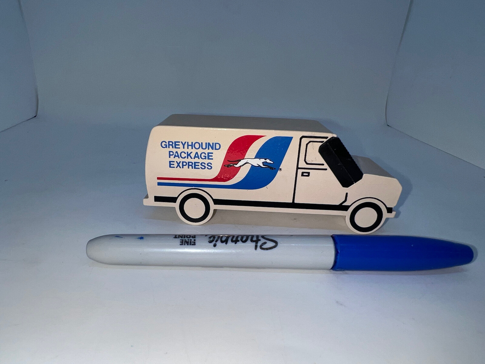 Vintage Greyhound Bus Package Express Desk Digital Clock Testsd Heavy ...