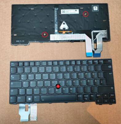 original Tastatur Lenovo ThinkPad L14 G3, L14 Gen 3, P14s G3 Backlit ...