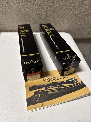Vintage Pair of Leupold Golden Ring Scope Boxes Empty | eBay