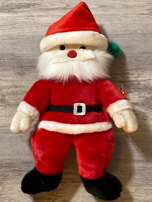 TY Beanie Buddy - SANTA the Santa Claus Stuffed Animal Toy Christmas ...