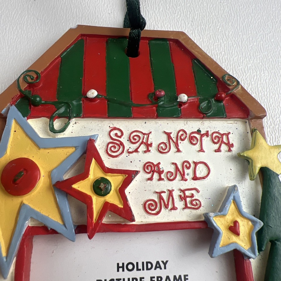 Kurt Adler Santa And Me Picture Frame Christmas Ornament | eBay