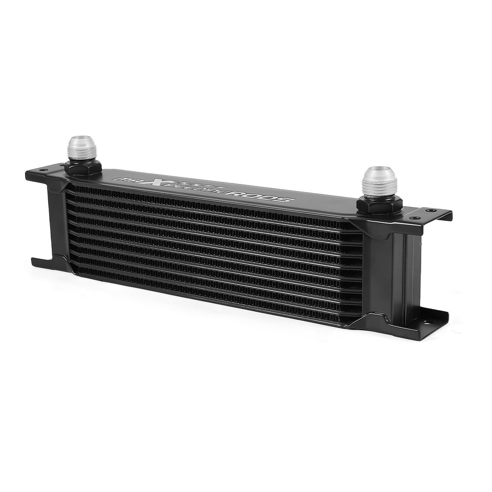 10 Row Oil Cooler Kit Universal 10AN Transmission Engine Aluminum ...