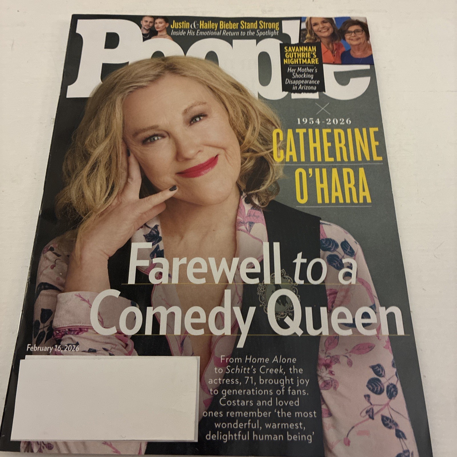 People Magazine February 16 2026 Catherine O'Hara Farewell To A Comedy ...