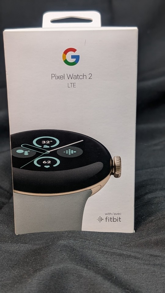 Google Pixel Watch 2 LTE Champagne Gold Case with Hazel Band - NEW in ...