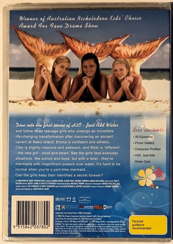 H2o-Just Add Water! : Series 1 (Box Set, DVD, 2007) for sale online | eBay