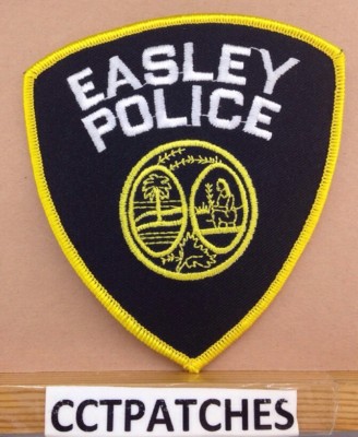 EASLEY, SOUTH CAROLINA POLICE (BLACK) SHOULDER PATCH SC | eBay