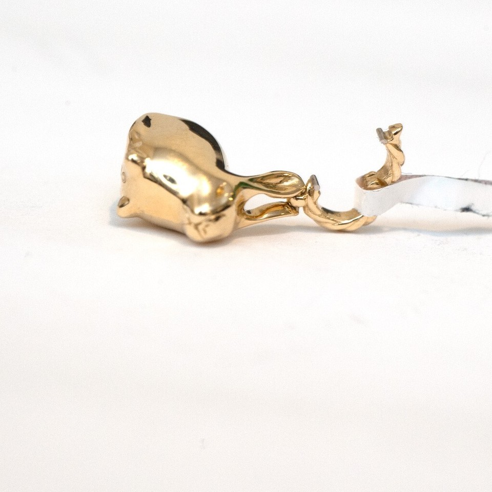 DAVID YURMAN New 18K Yellow Gold Bunny Rabbit Charm Enhancer Pendant | eBay