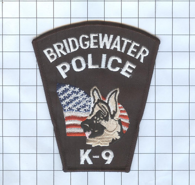 Police Patch - K9 -BRIDGEWATER Massachusetts | eBay