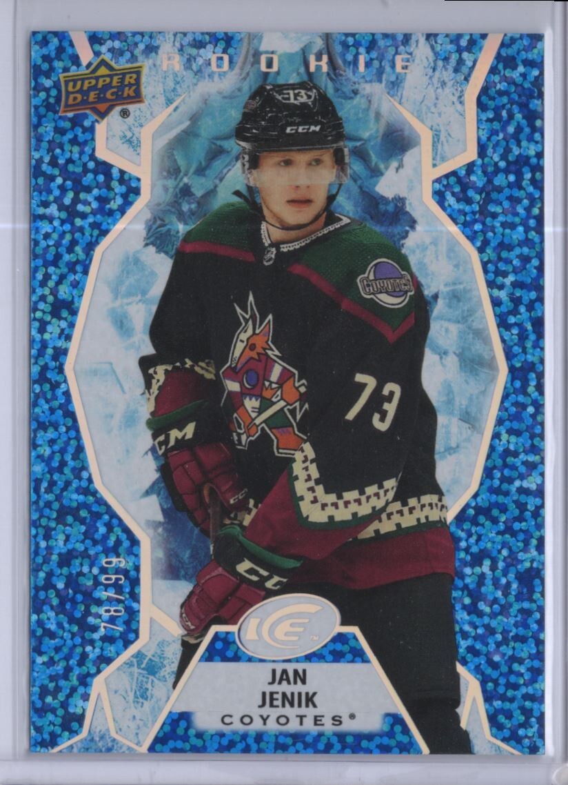2021-22 Upper Deck Ice - Rookie Royal Blue #117 Jan Jenik /99 (RC) for ...