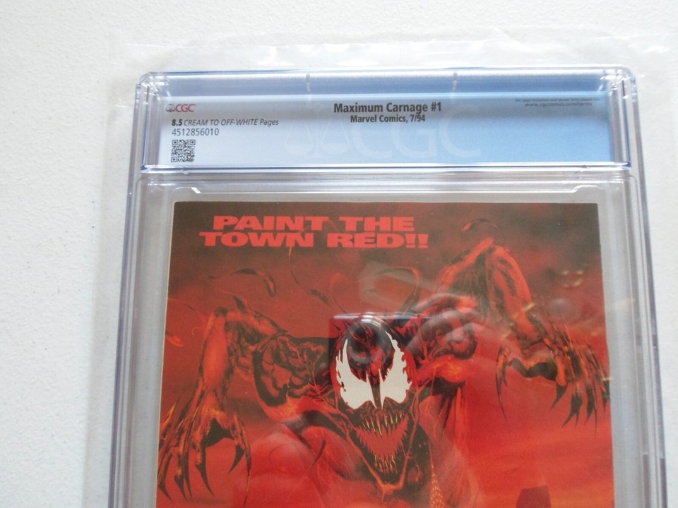 Maximum Carnage #1 CGC 8.5 ACCLAIM Giveaway Promo 1994 Comic Spider-Man ...