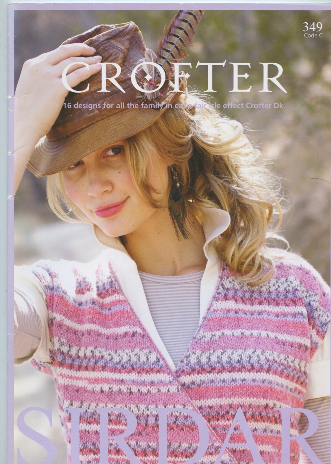 Crofter Sirdar Knitting Pattern Book 349 - 16 Family Designs Fair Isle ...