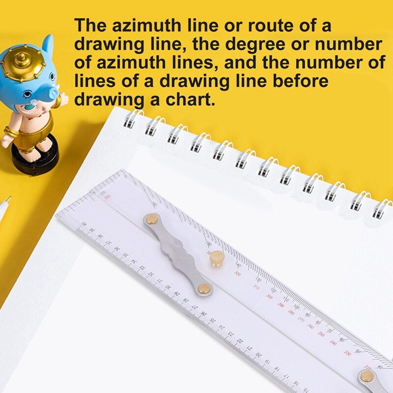 1X(Marine Ruler Parallel Ruler Nautical Charts Parallel Ruler Mapping ...