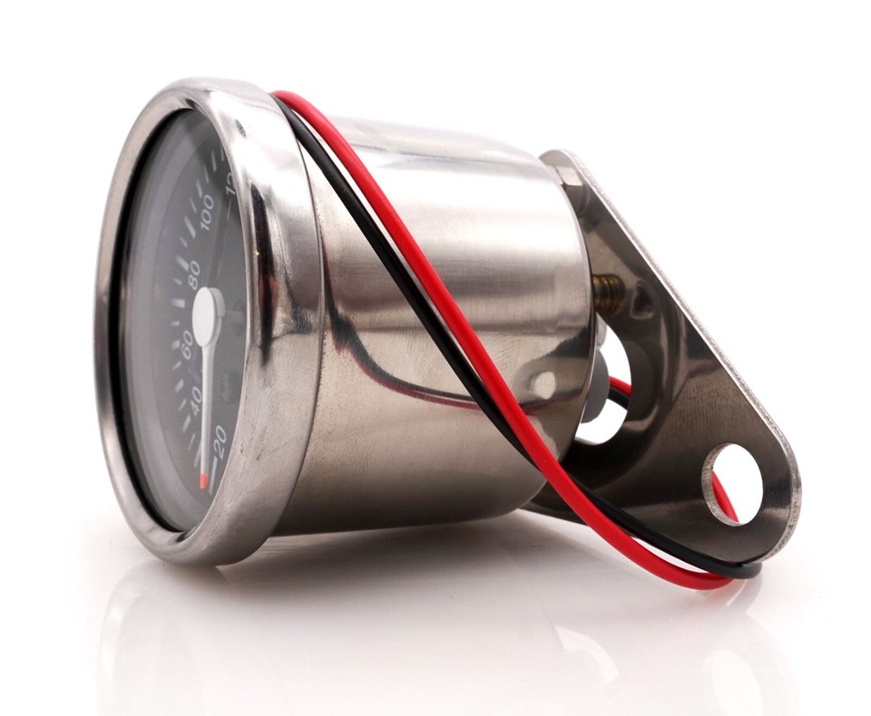 Universal Motorcycle Speedo Chrome Max 160 MPH 60:2240RPM Mechanical ...