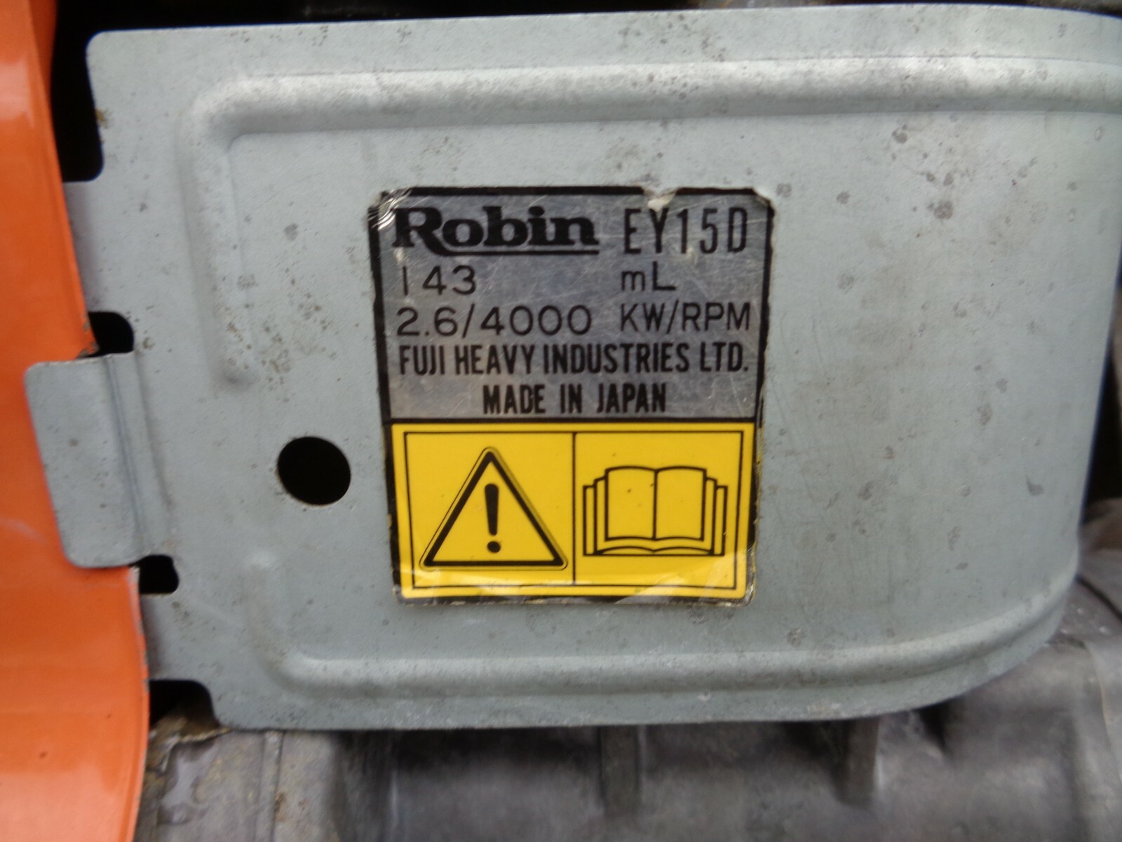 JAPANESE - 2" INCH - WATER PUMP - ROBIN ENGINE - EY15 = MADE BY SUBARU ...