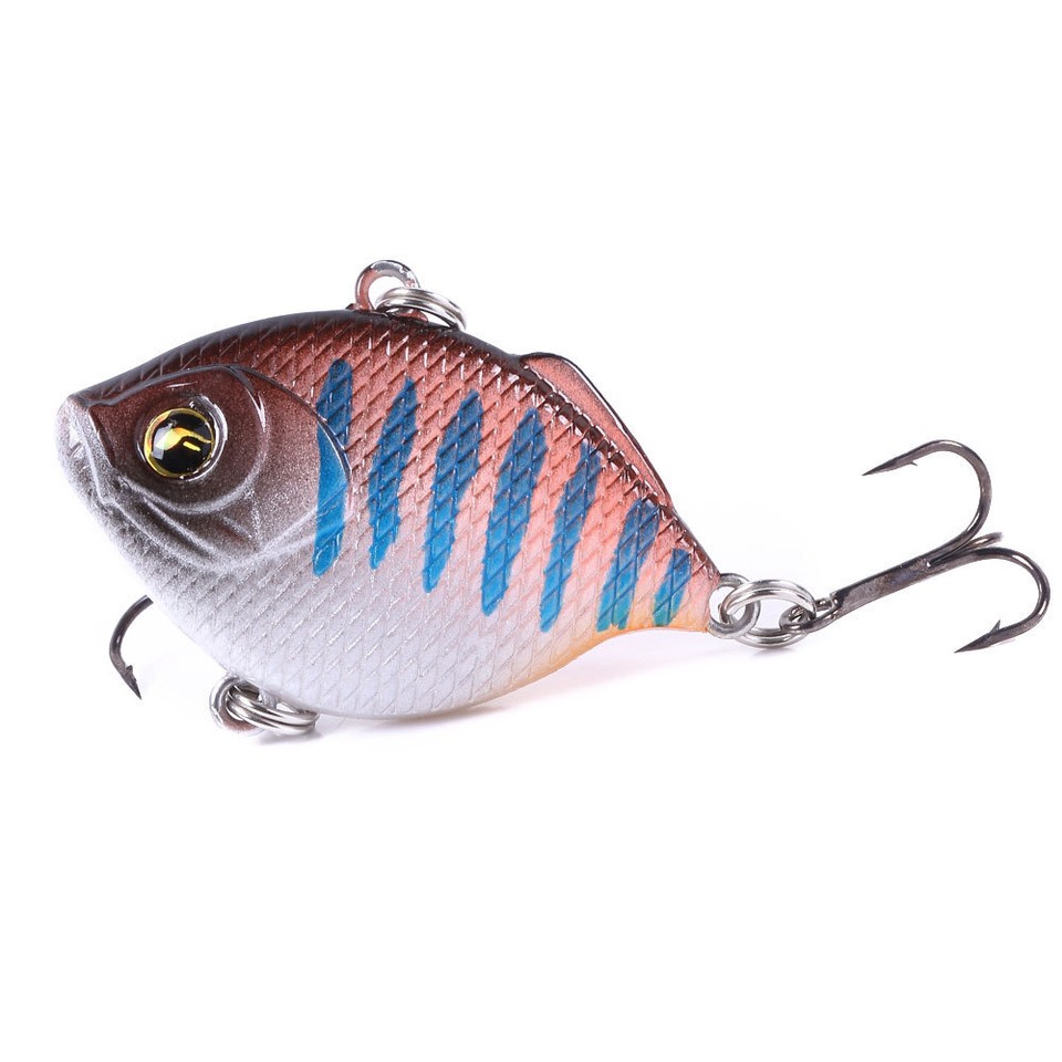 Popper Topwater Fishing Lures Hard Bait Walker Treble Hook Crankbait ...