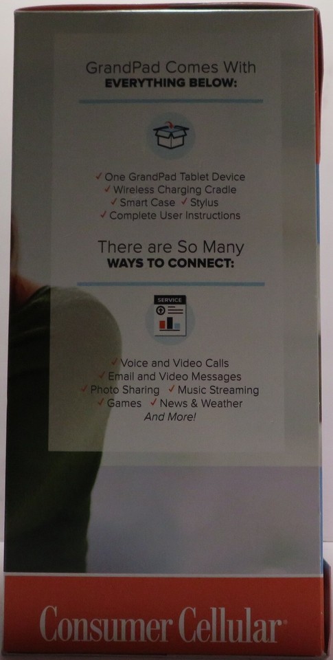 Grandpad Tablet With Wireless Charging Dock Consumer Cellular Senior ...