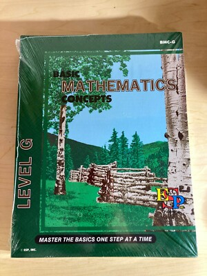^BASIC MATHEMATICS CONCEPTS: LEVEL "G" BY ESP INC - NEW FACTORY SEALED ...