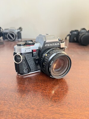 Pentax Program Plus 35mm SLR Film Camera w/ 50mm Lens, TESTED & WORKING ...