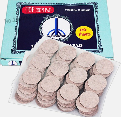 TOP Coin Pack Pad 120ea / Pain Relief Patches /Sheet Tape Muscle Ache ...