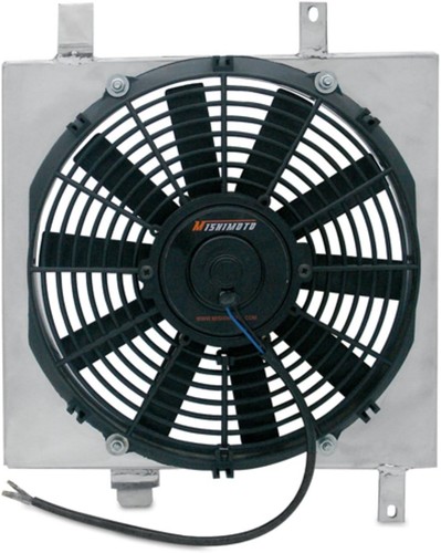 Mishimoto Dual-Pass Race Radiator Fan Shroud Kit, 3-Pin, 12 Volts, 1.32 ...