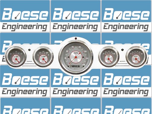 Universal 5 Gauge Billet Aluminum Street / Hot Rod Dash Insert ...