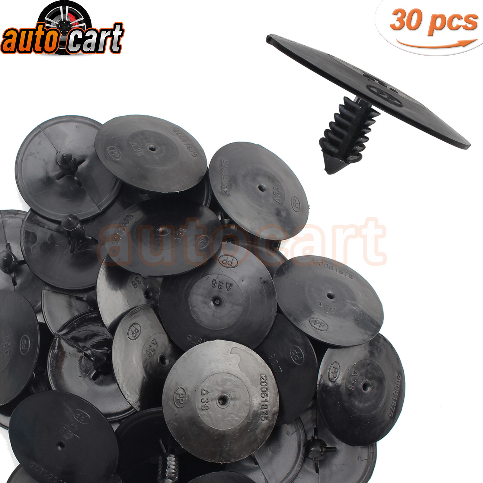 30 HOOD INSULATION RETAINERS! FITS GM CARS CORVETTE C3 C4 C5 C6 C7 ...
