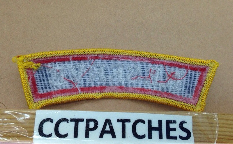 RESERVE POLICE ROCKER TAB BLUE/RED/YELLOW/GRAY SHOULDER PATCH | eBay