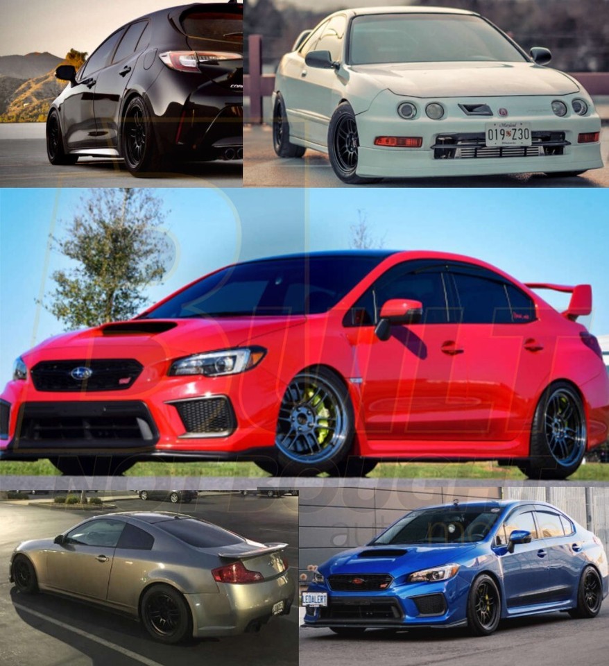 Enkei RPF1 17x8 5x114.3 35mm Offset 76mm Bore Matte Black Wheel fits ...