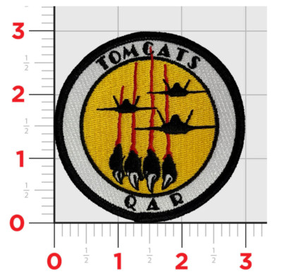 MARINE CORPS VMFA-311 TOMCATS FLIGHTLINE QAR HOOK & LOOP EMBROIDERED ...