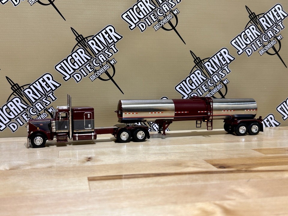 Dcp 1/64 Big Rigs Peterbilt 359 Flattop Semi Truck Farm Toy Bryce ...