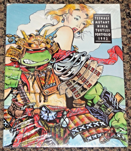 1992 MIRAGE TEENAGE MUTANT NINJA TURTLES PORTFOLIO ART PRINT SET TMNT ...