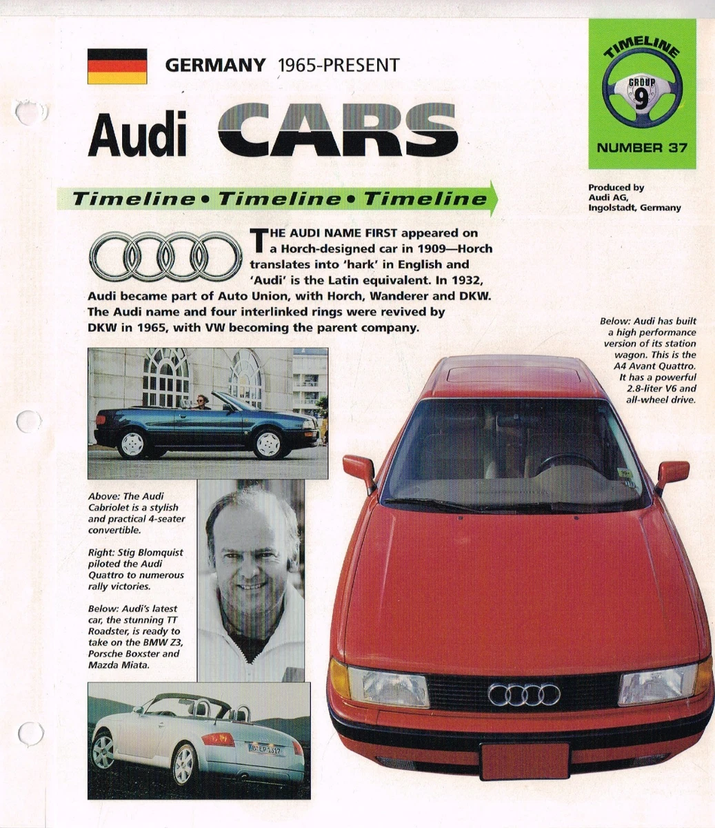 First Audi Car Ever Made