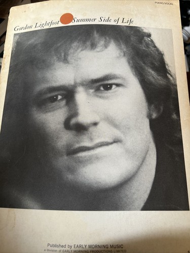 Gordon Lightfoot Summer Side of Life Songbook Sheet Music SEE FULL LIST ...