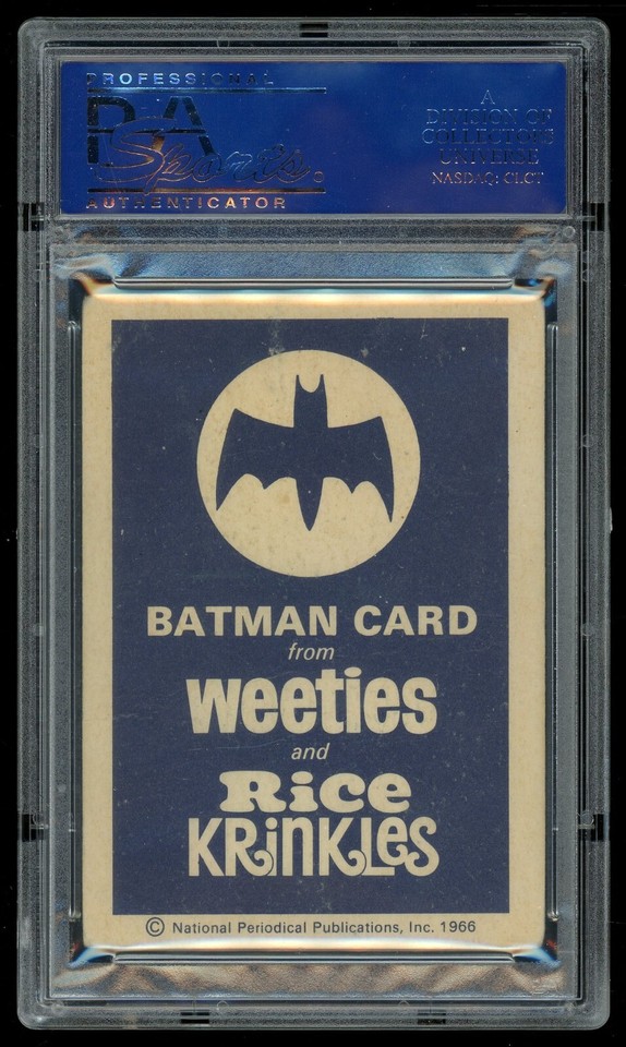1966 NPPI Batman Weeties / Rice Krinkles False Face 4 PSA 3 | eBay