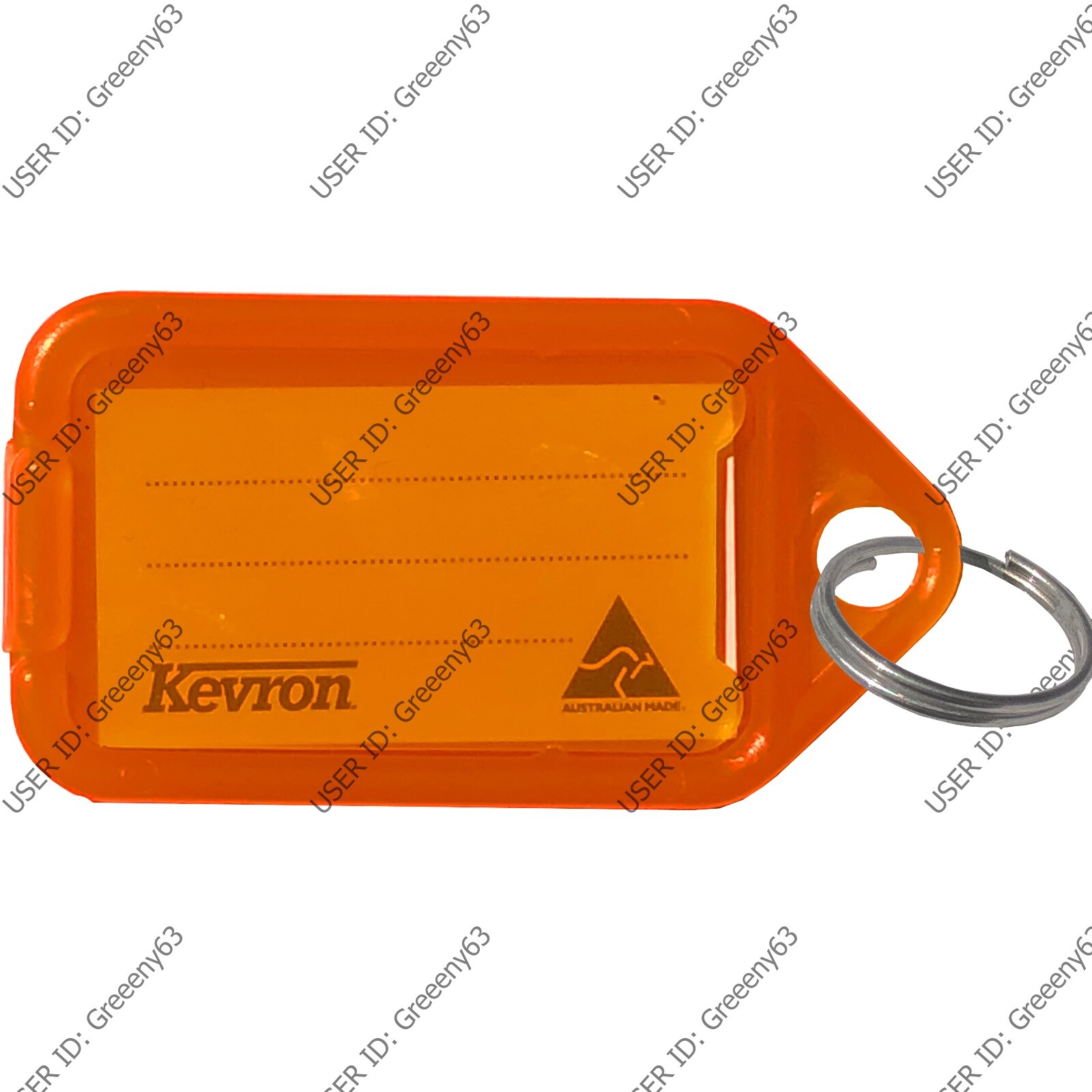 KEVRON Plastic Key Click Tags Labels Assorted Colours Fobs Card ID ...