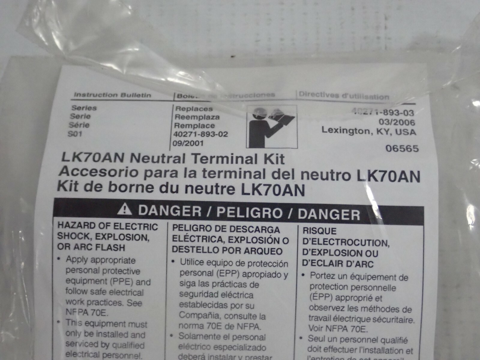 Square D LK70AN Neutral Lug Kit 70a for sale online | eBay