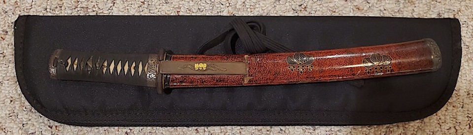 20" X 5" Custom Tanto Case padded, zippered - Nice fit for WW2 Japanese ...