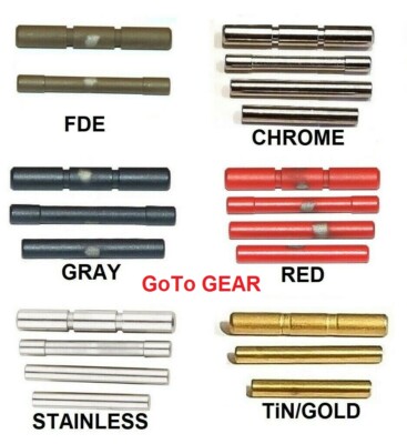 Stainless Steel Pin Kit For Glock Gen 1 2 3 4 5 Choose Model and Color ...