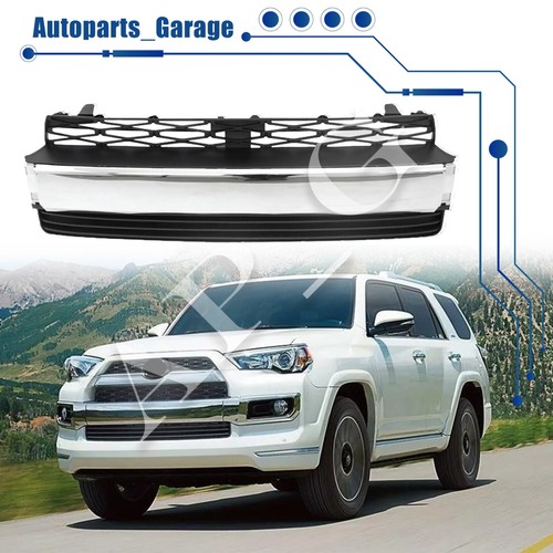 Front Bumper Lower Grille For 14-20 Toyota 4Runner Black Grill With ...