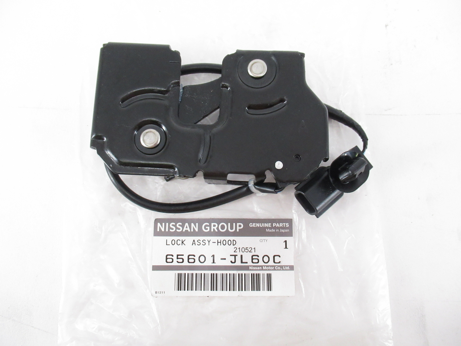 Genuine OEM Nissan Infiniti 65601-JL60C Passenger Side Hood Latch Lock ...