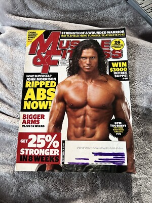 Muscle & Fitness Magazine WWe John Morrison Energy September 2010 M251 ...