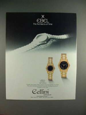 1987 Ebel 1911 Watch Ad | eBay
