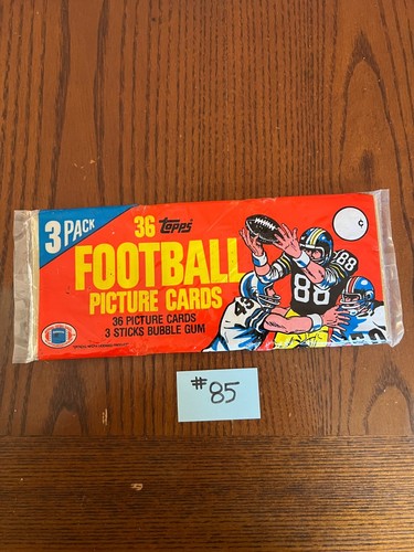 Unopened 1982 Topps Football Grocery Rack Pack !! 43 Years Old !! #85 ...
