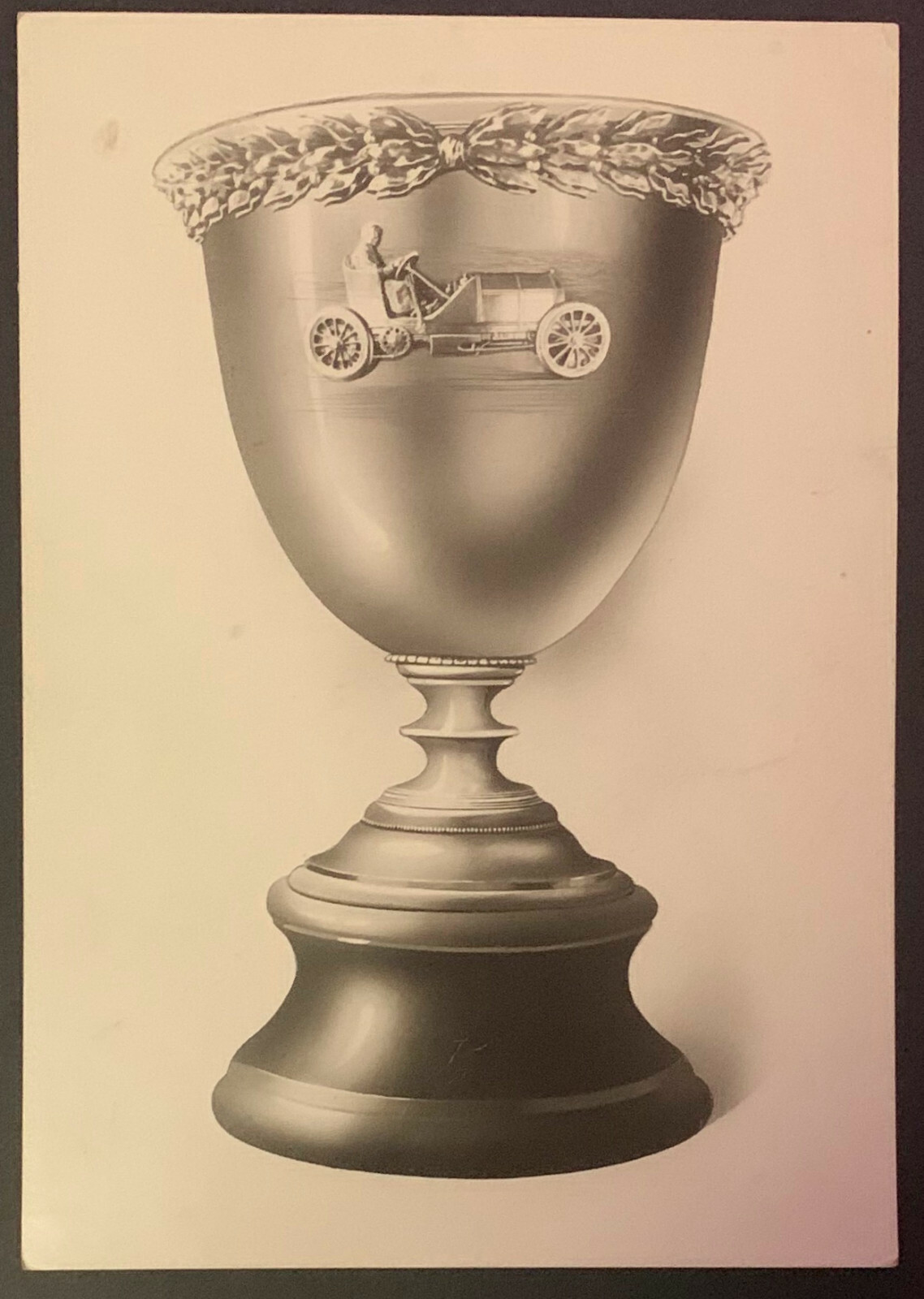 1910 Vanderbilt Cup Vintage Photo Greatest Auto Racing Car Trophy Pre ...