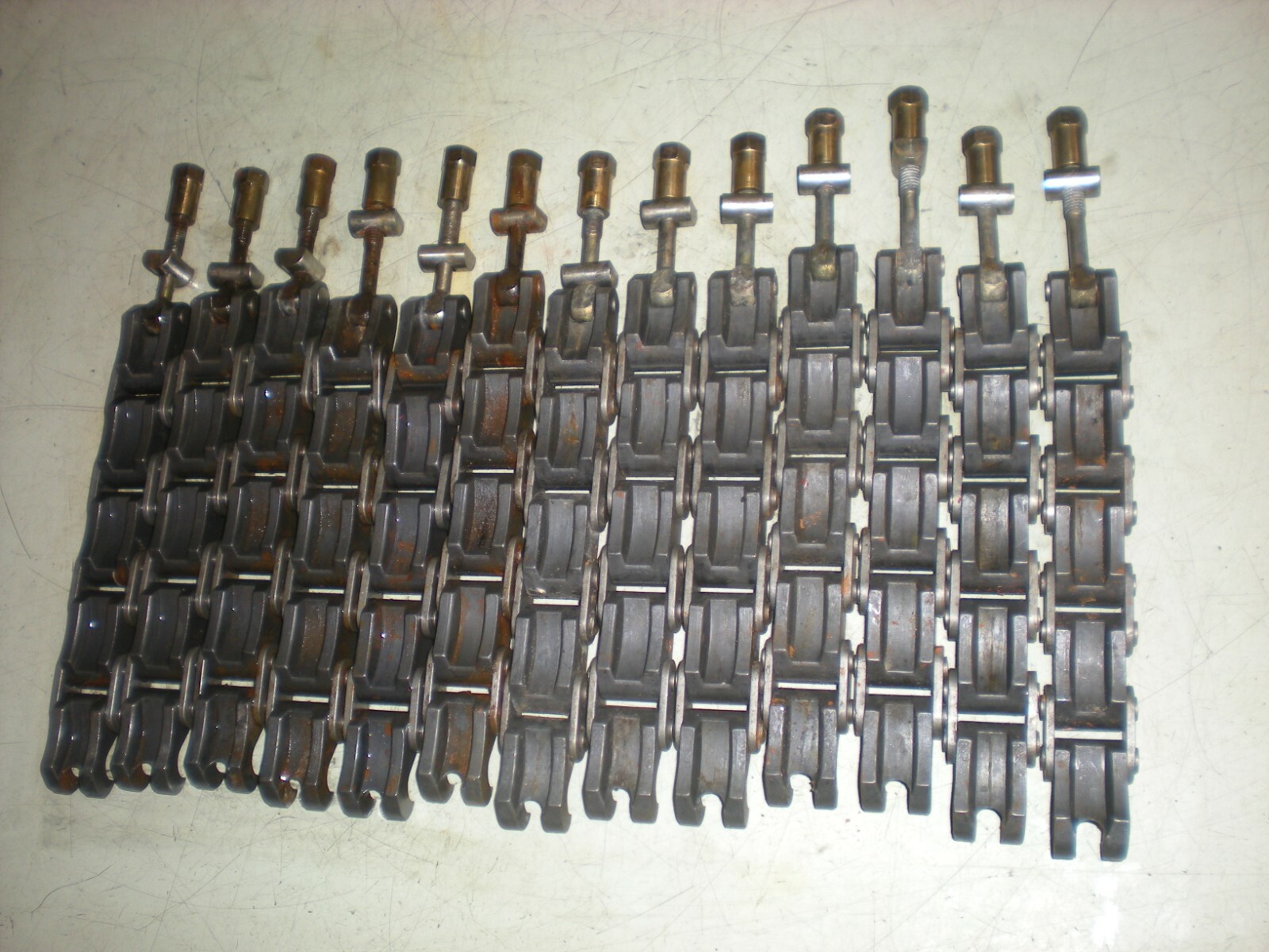 Lot of (13) Cefilac 55 Chain Clamps - Some rust from storage - All nuts ...