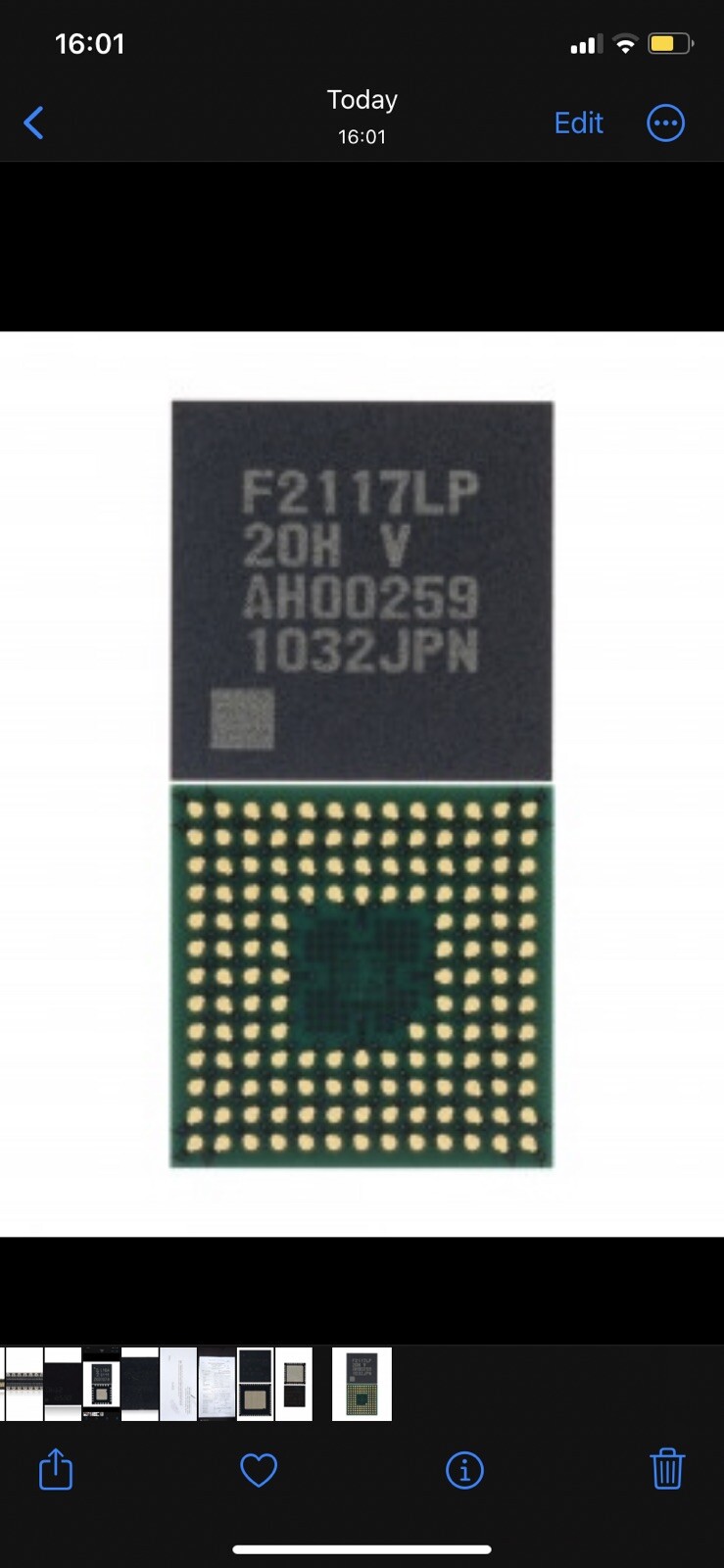 Macbook SMC IC Chip With Balls (HITACHI:F2117LP20H:BGA-145 PIN) | eBay