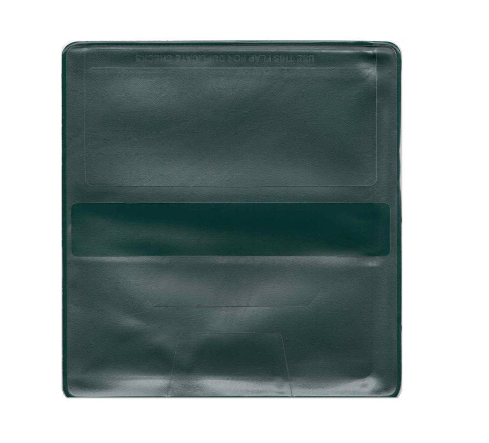 5 Checkbook Registers with 1 Vinyl Checkbook Cover for Top Tear Checks ...